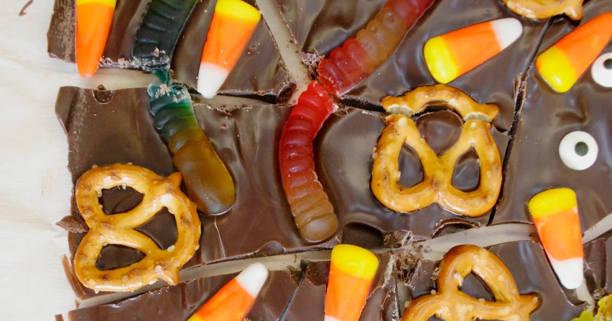 Sweet Little Ones: Monster Bark {Halloween Candy Bark}