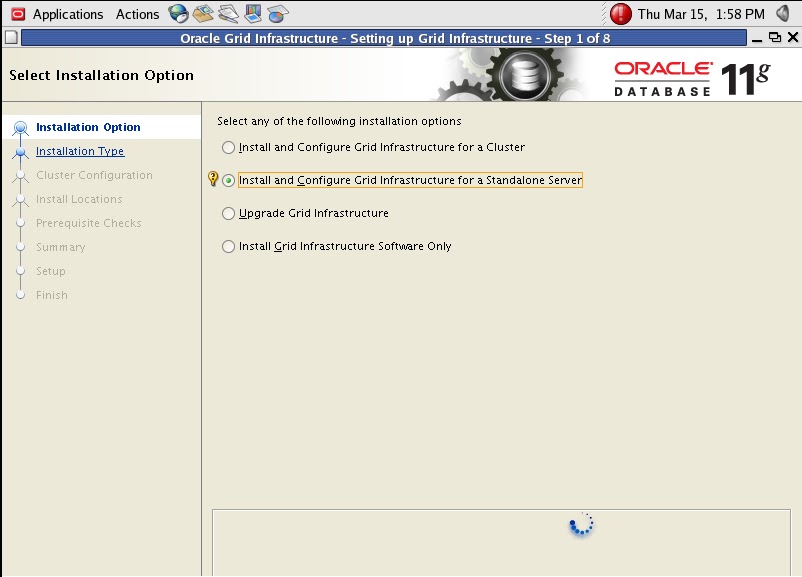 Oracle Dba Sharing An Experience Installing Oracle Grid Infrastructure For A Standalone Server