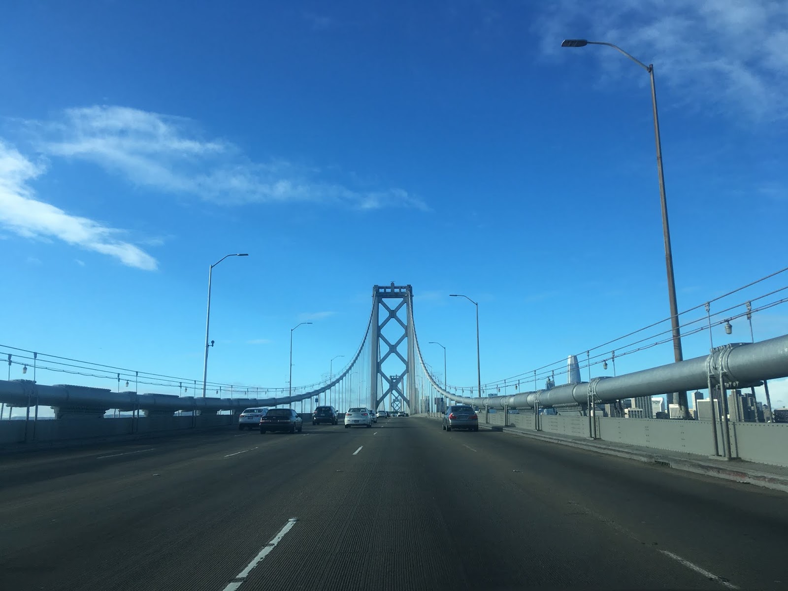 Interstate 80 over the San Francisco-Oakland Bay Bridge