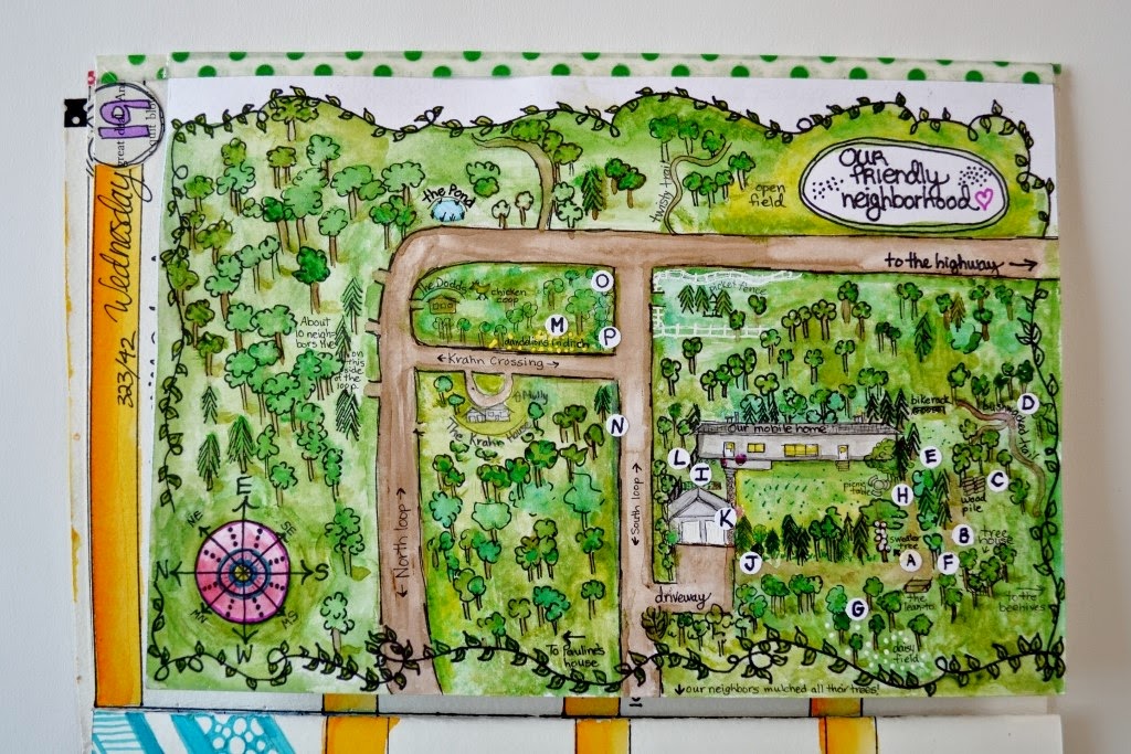 artful stories: My Friendly Neighborhood Map