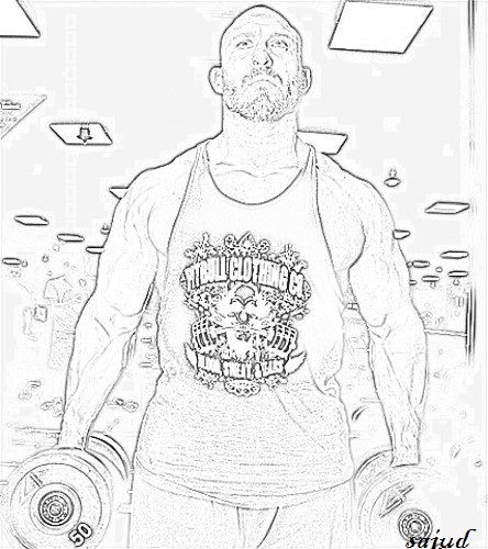 WWE Superstar Ryback - The Art of Pencil Drawings