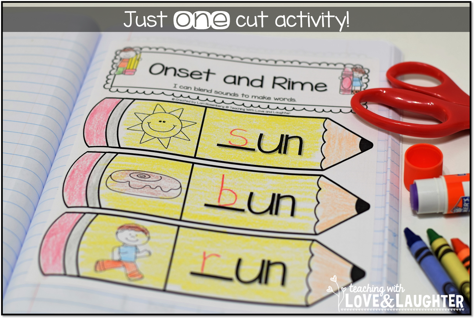 Teaching With Love and Laughter: Kindergarten Phonics Interactive Notebooks