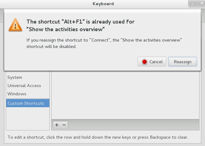 Ultra Random Thoughts Custom Keyboard Shortcuts On Gnome 3 4 2 Opensuse 12 2