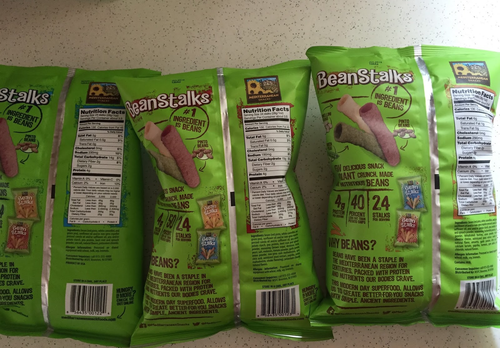 Healthy and Delicious New Snacks (Bean Stalks) by *Mediterranean Snacks ...