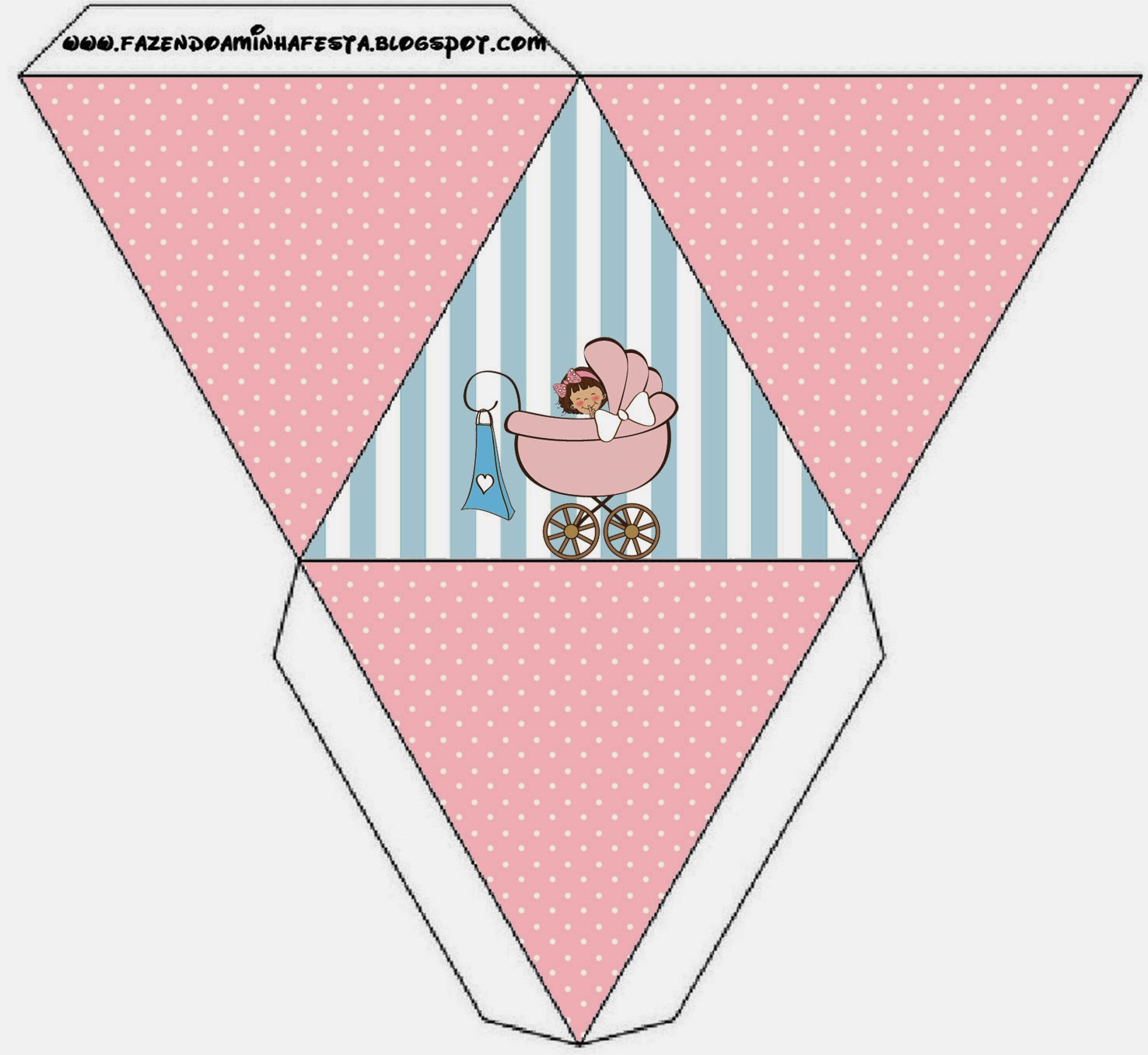 Baby Girl Free Printable Boxes. - Oh My Fiesta! in english