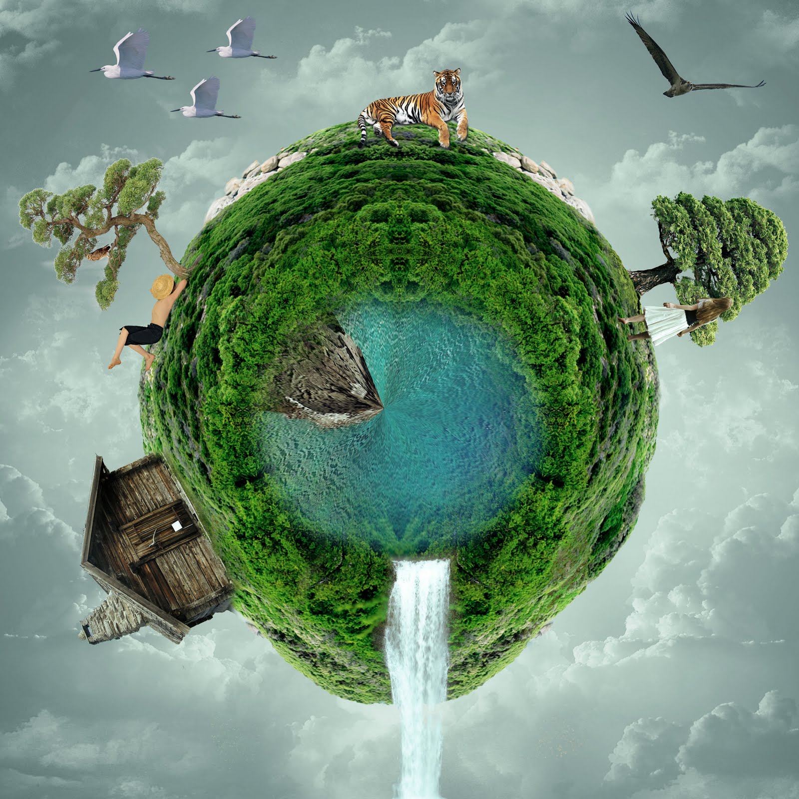 IMAGEN DIGITAL 3 - Escuela de Artes y Letras: TUTORIAL MUNDO FLOTANTE