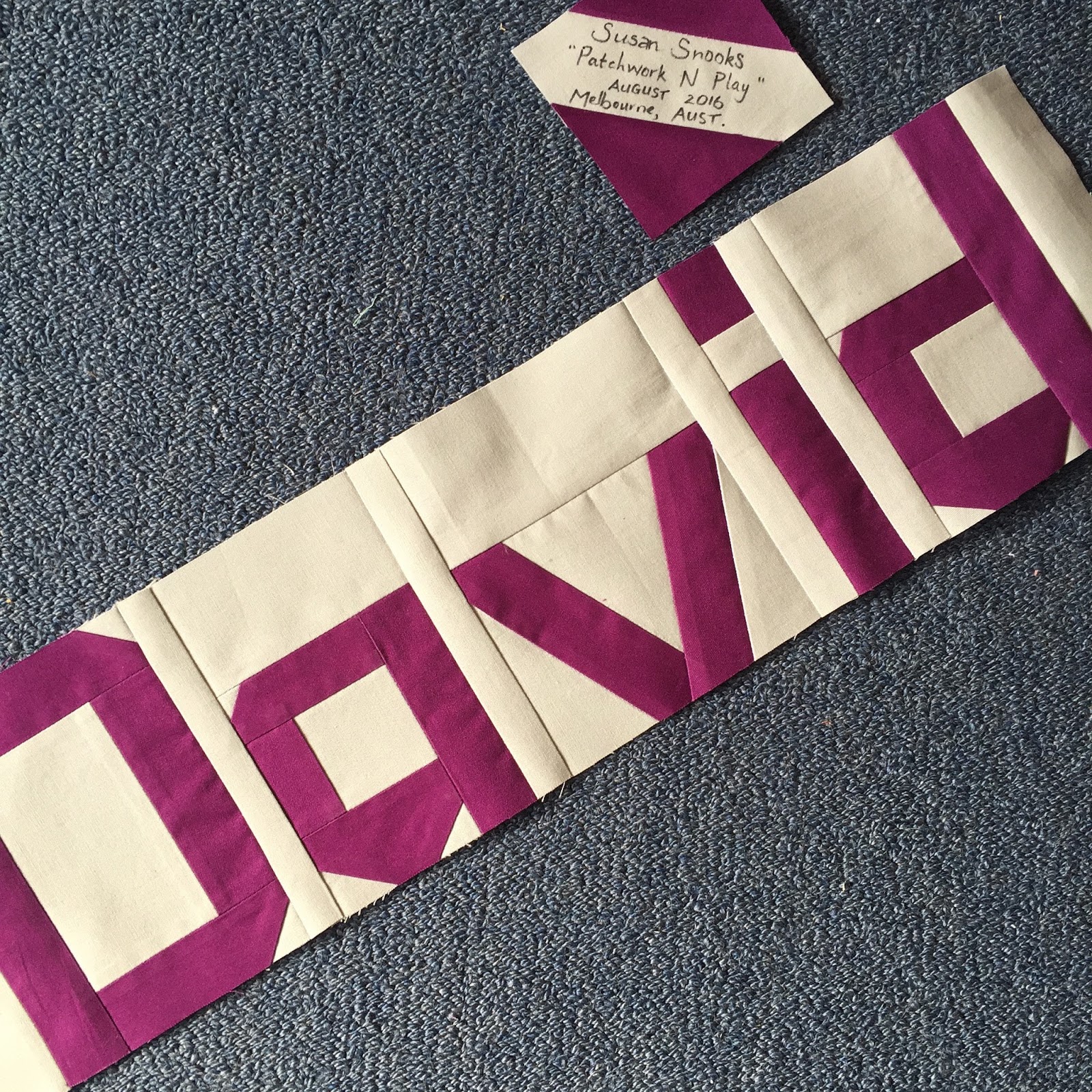 Patchwork n Play: Progress is....