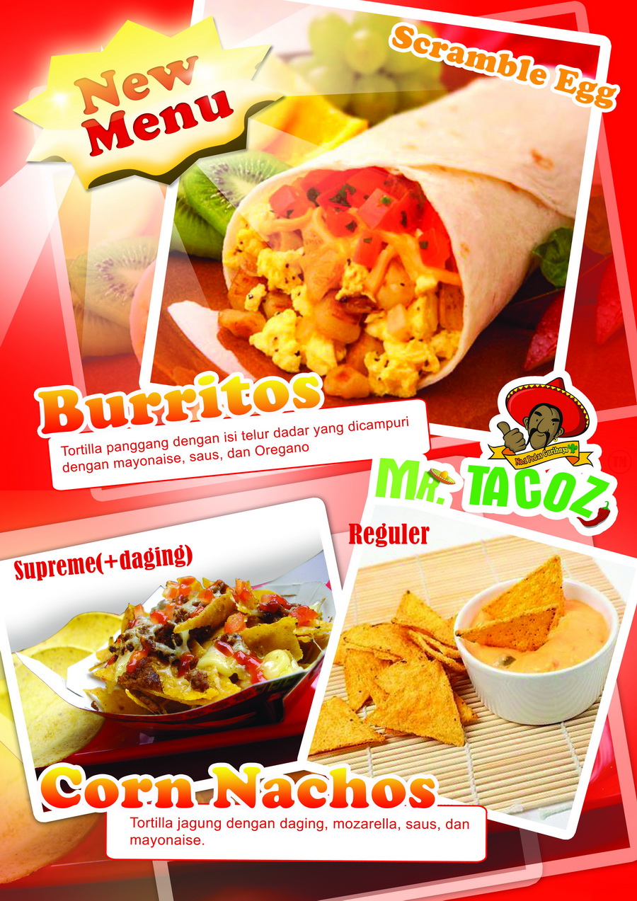 MR.TACOZ: Poster Menu Baru MR.TACOZ