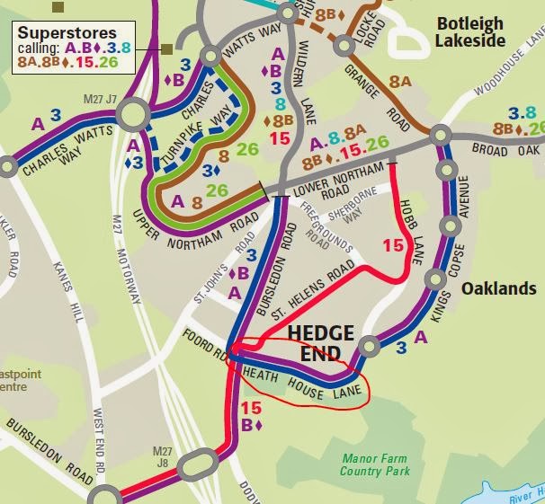 Southampton Bus Update: False alarm in Hiltingbury / Hedge End ...