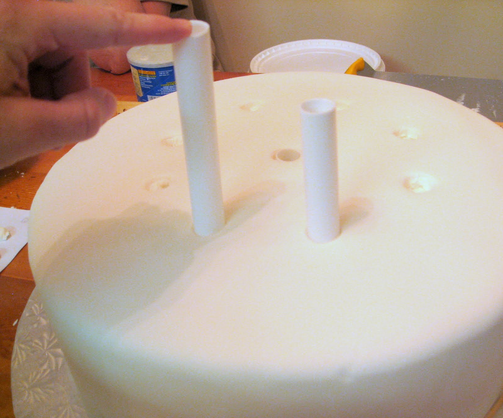Simply Projects: First Fondant Wedding Cake