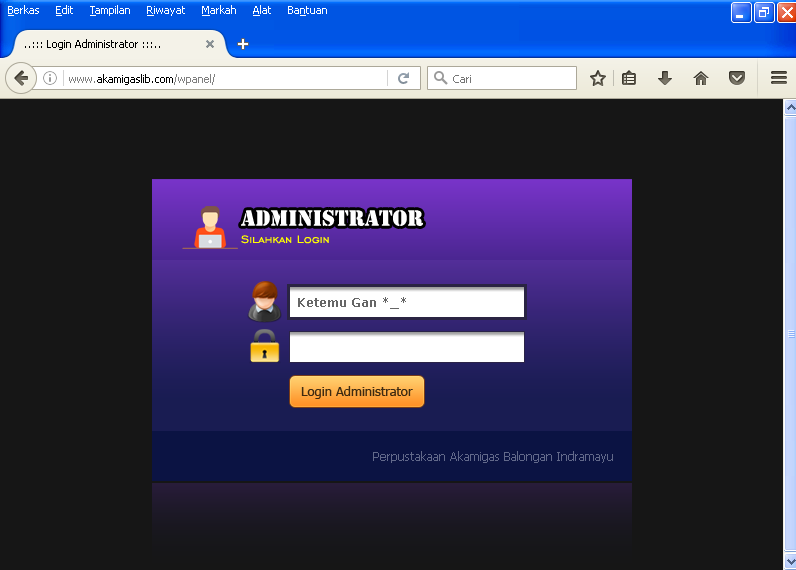 Mencari Halaman Login Dengan Admin Finder Lokomedia - ALBAROKAID SECURITY