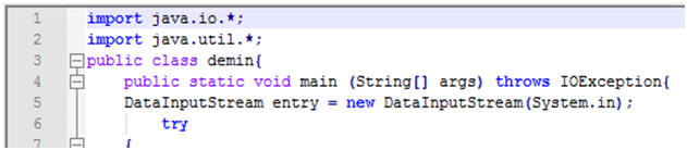 Nemure no King: Program Determinan dengan Java