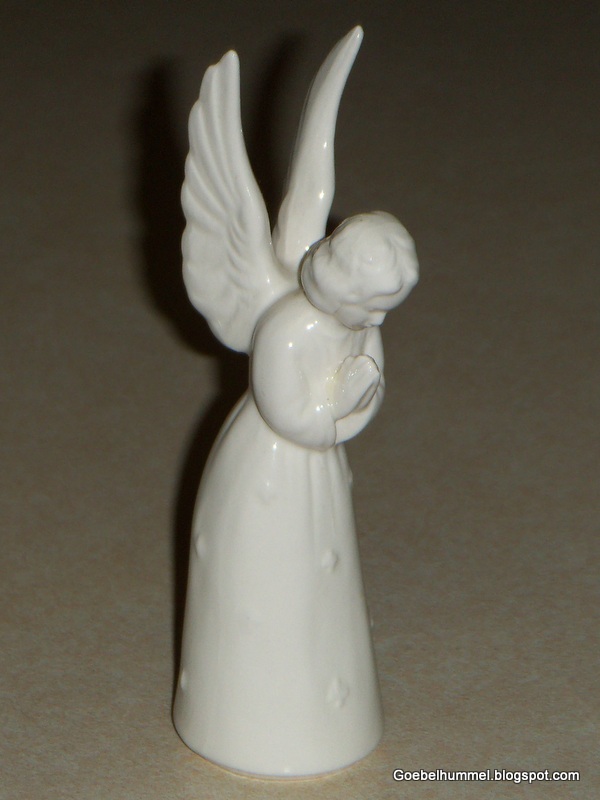 Goebel Hummel: Goebel Hummel SACRART Solid White Standing Angel HX15