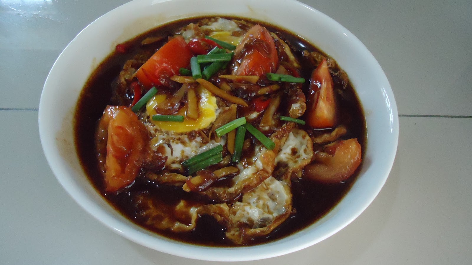 Zara ♥ Baking: TELUR MASAK KICAP LADA HITAM...