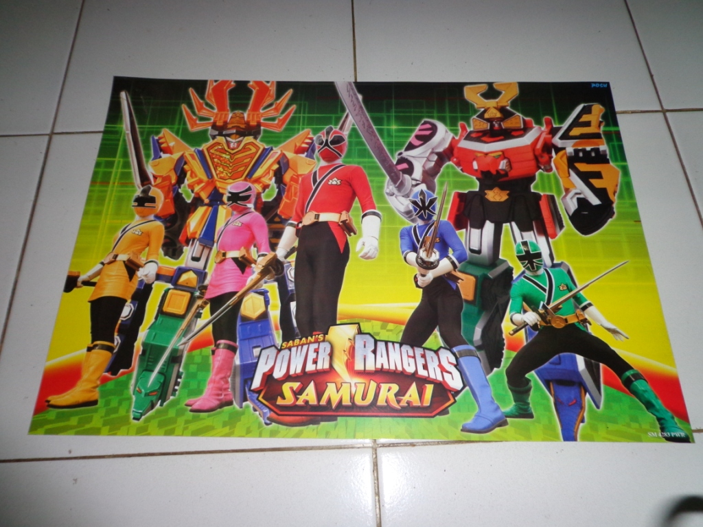 Meja Lipat Gambar Anime: MEJA LIPAT GAMBAR ANIME POWER RANGERS
