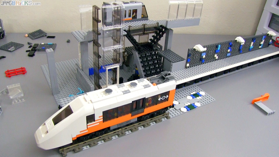 First LEGO Train Station MOC progress video