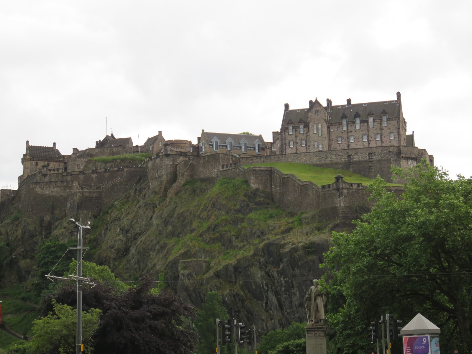 El castillo de Edimburgo