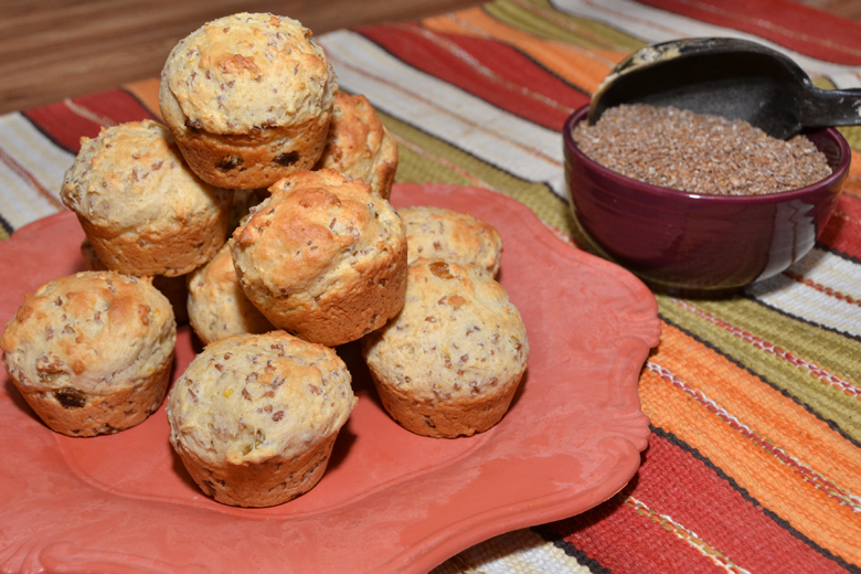 cindyshealthymeals: Sample Whole Grains: Lemony Bulgur Muffins