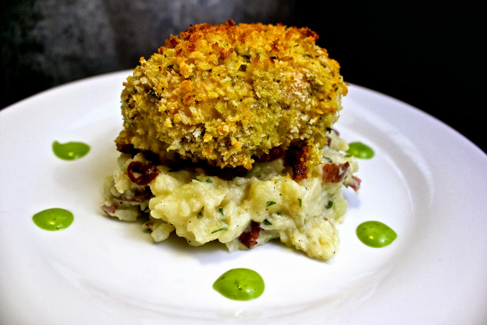 Charleston's Chew: Chicken Cordon Bleu with Garlic Mashed Potatoes