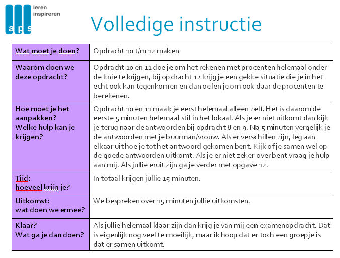 KNAPLASTIG: Instructie