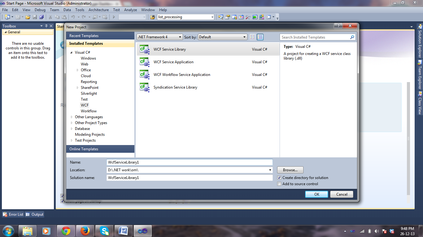 Techspider Create Wcf Service And Access Using Console Application On Same Machine