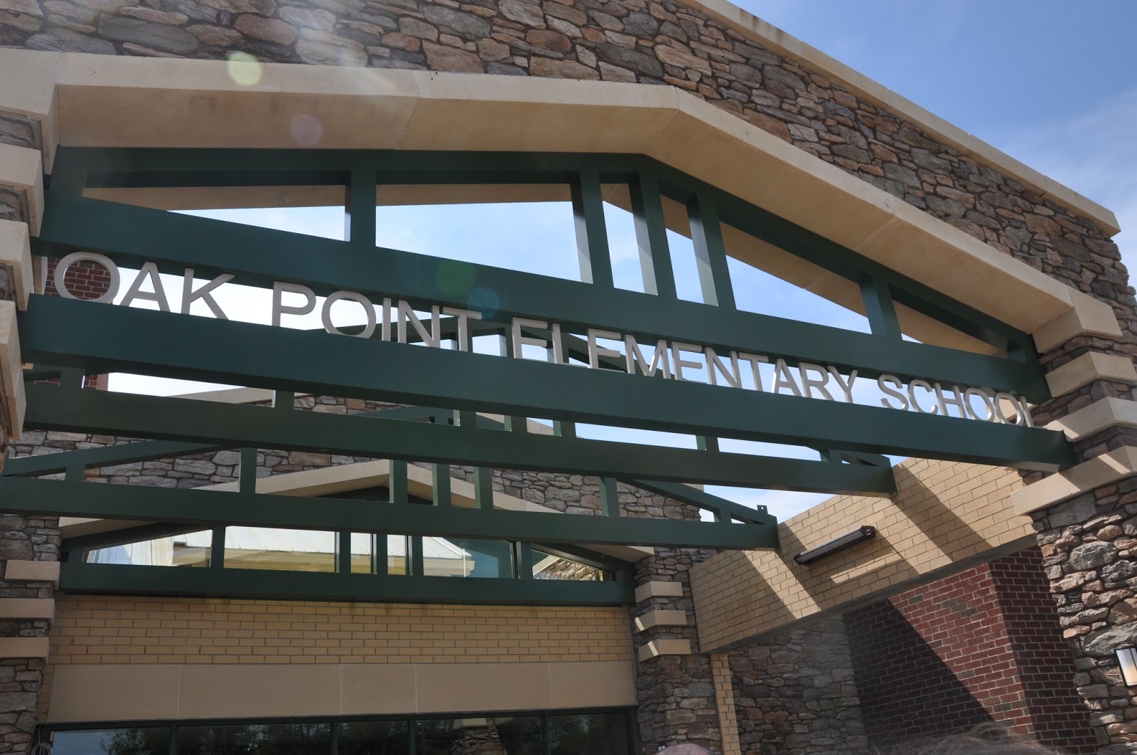 Sweet Life With Boys: Ribbon Cutting at Oak Point Elementary