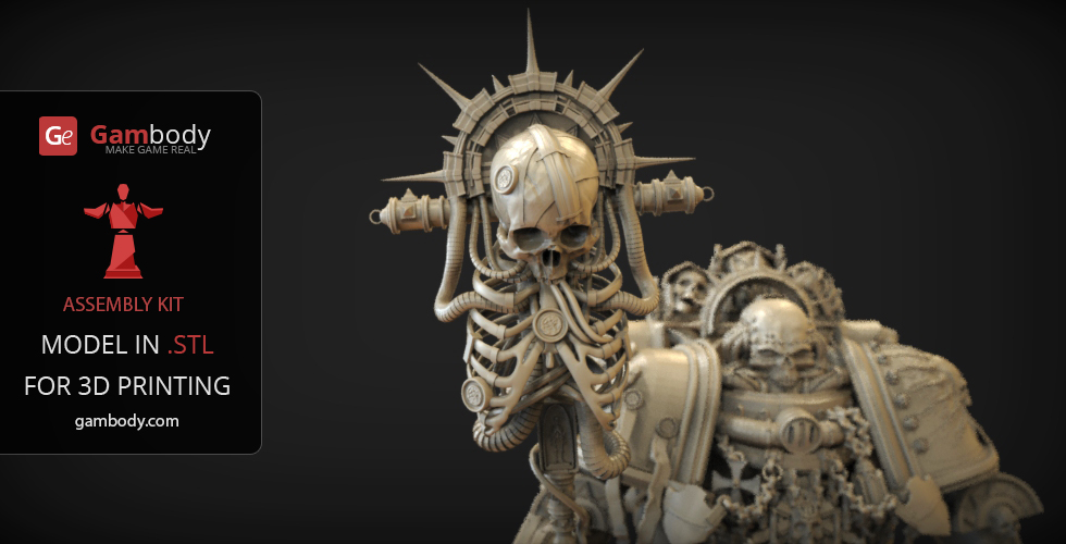Nixon's 3D Models : Warhammer 40K - Chaplain 3D Printable Model ...