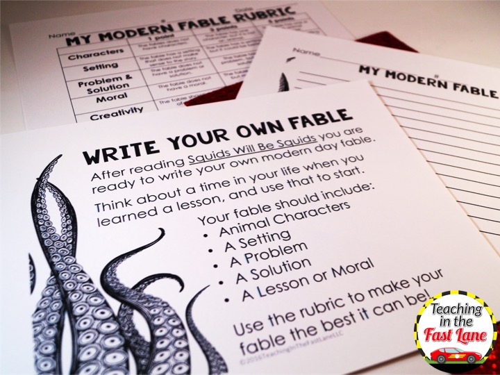 Fables with Squids Will Be Squids - Teaching in the Fast Lane