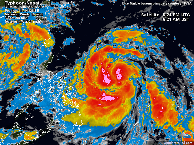 Typhoon Task Force: Tyhpoon Pedring endagers Luzon Isle