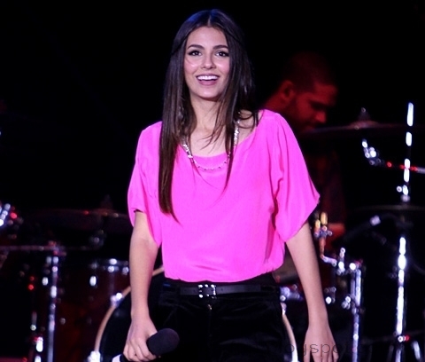 Ultimate Fun: Singer-Victoria Justice Performs a Concert in Pomona