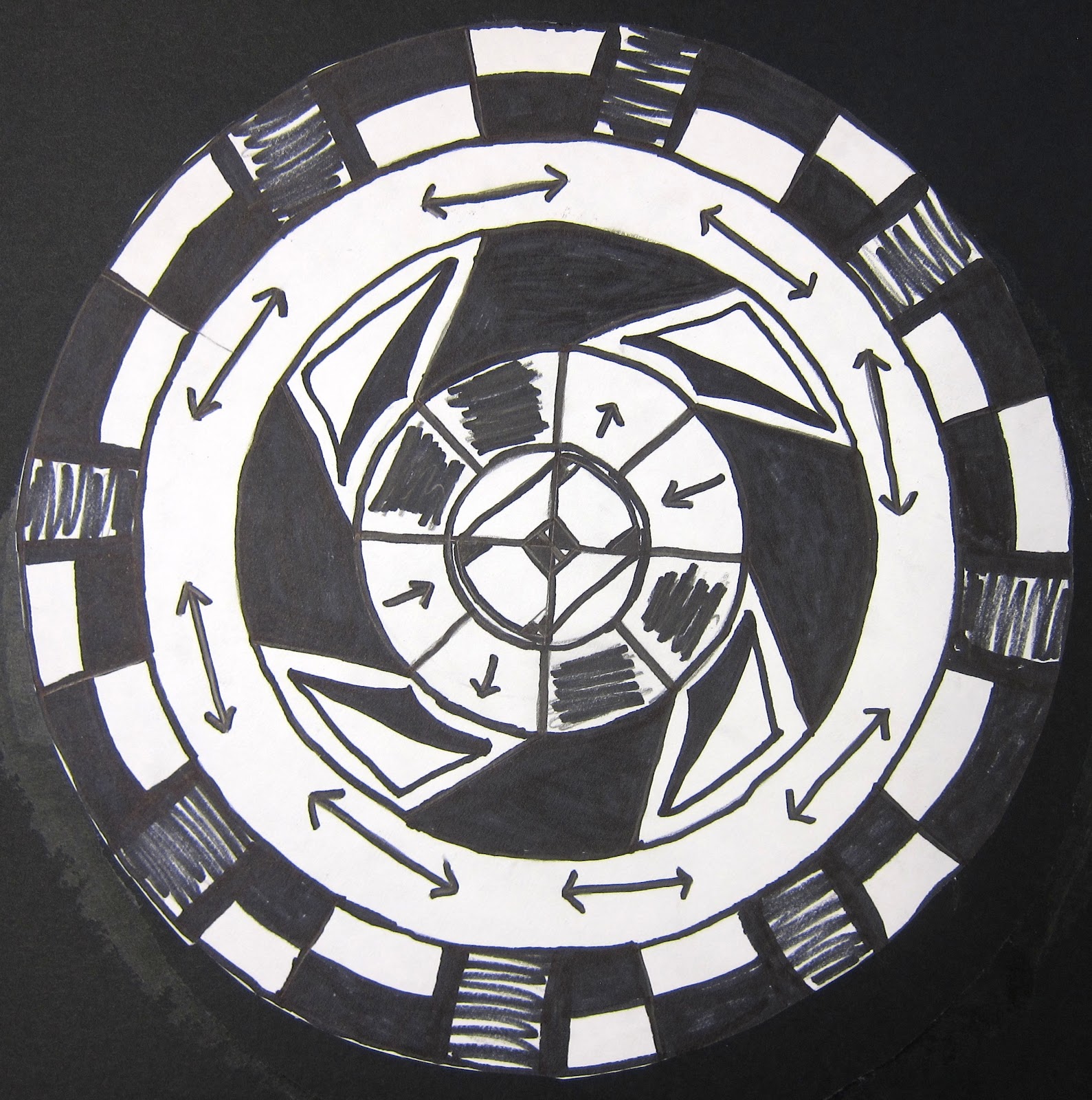 Art is Basic-- Art Teacher Blog: 3rd Grade Radial Designs