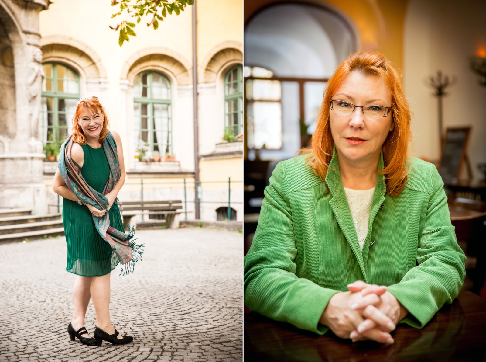 Sabine Gassner Fotografie: Shooting mit der Schauspielerin...