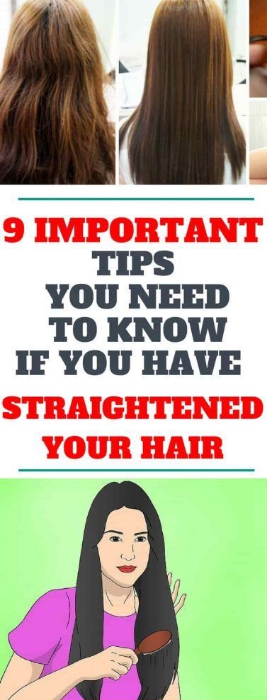 Best 5 Hair Straightening Tips