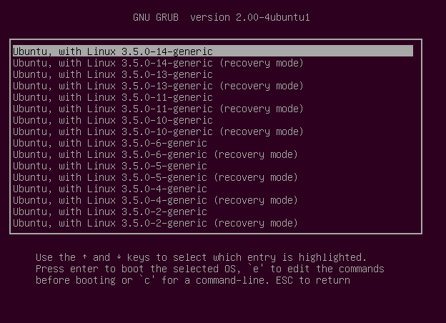 Ubuntu 1210 Simplifies Grub Boot Menu ~ Ubuntu Vibes