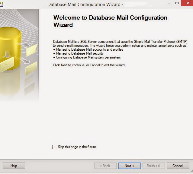 Sql Server Database Mail Enable And Configuring Using Gui Journey To Msbi World With Kiran Reddy