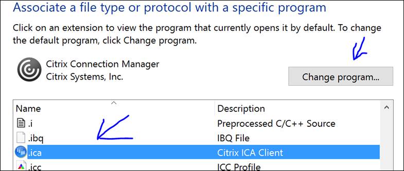 Code Samples: Citrix Receiver (.ica) does not launch