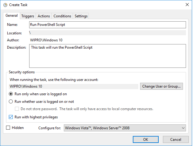 Fun With Powershell Using Task Scheduler To Automate Powershell Scripts