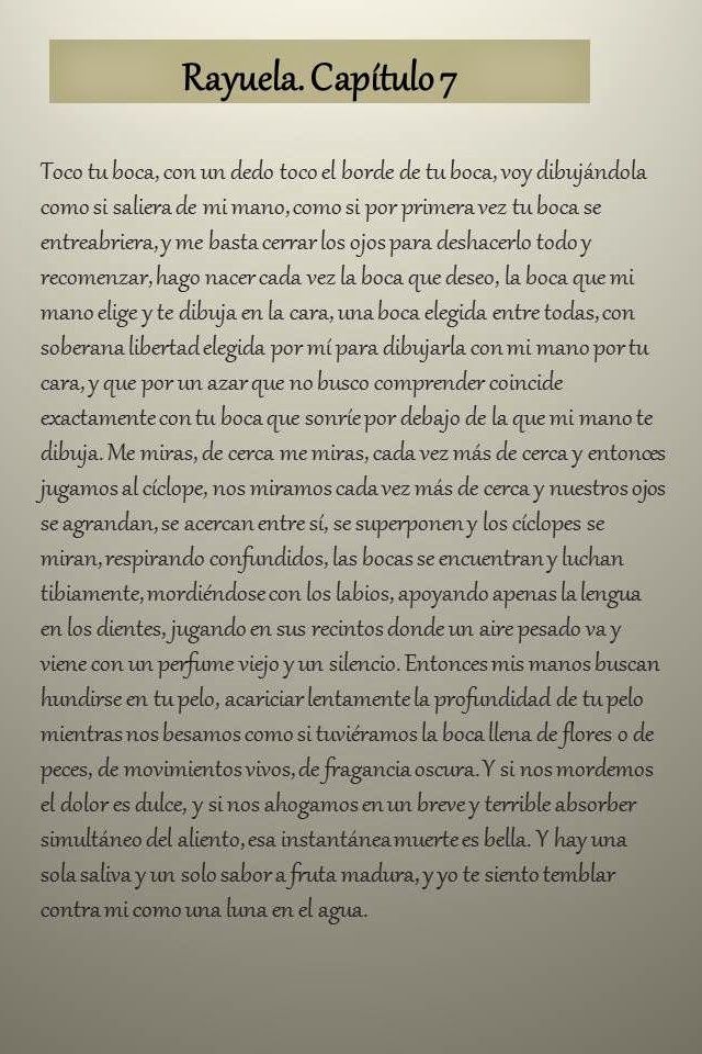 Cántaro de letras: Rayuela. Capitulo 7 - (Julio Cortázar)