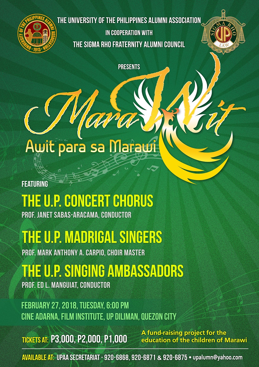 Event : MarAwit - Awit Para Sa Marawi - Erica YuB