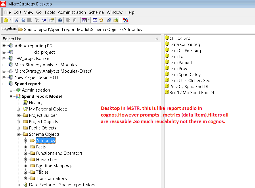 Cognossimplified: Microstrategy for Cognos Developers