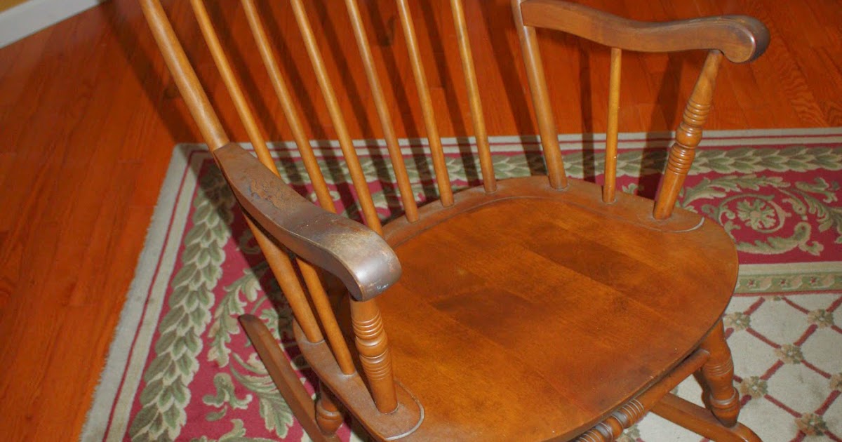 Antique Colonial Rocking Chair