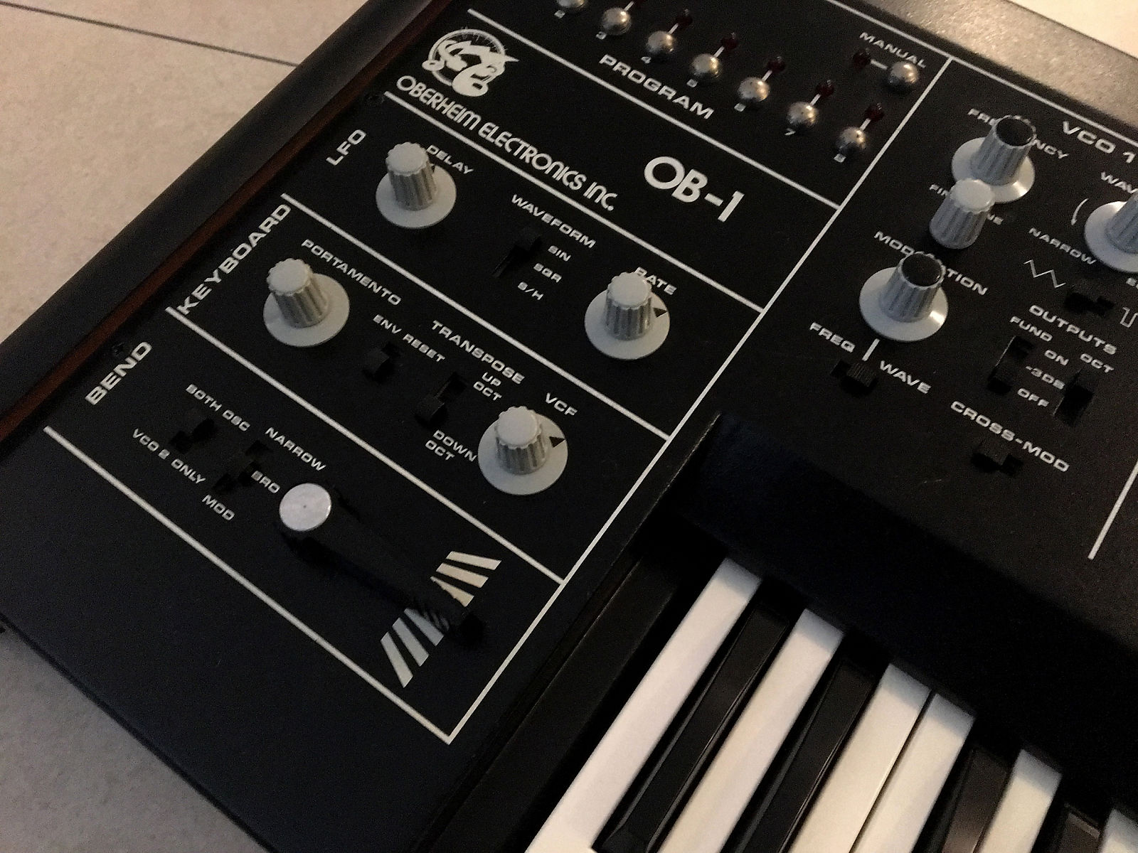 MATRIXSYNTH: Oberheim OB 1 Analogue Synthesiser - Number 59