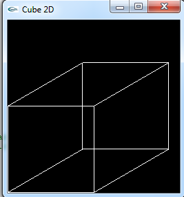 Graficacion: Cubo 2D y programa del Cubo