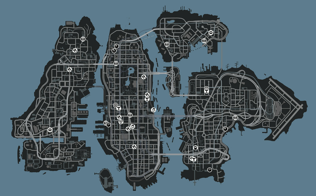 GTA Loucura: Mapa Completo de Liberty City (GTA IV)