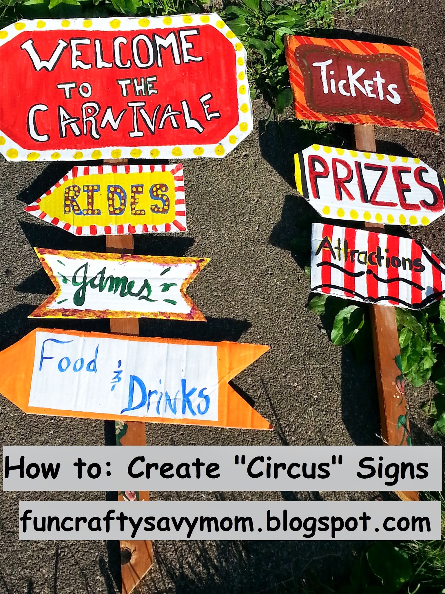 How to: Create "Circus" Themed Signs - The Western New Yorker