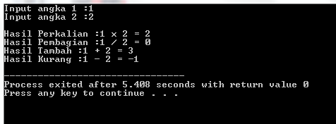 Program Kalkulator Sederhana C++ | CO-COD-CODE