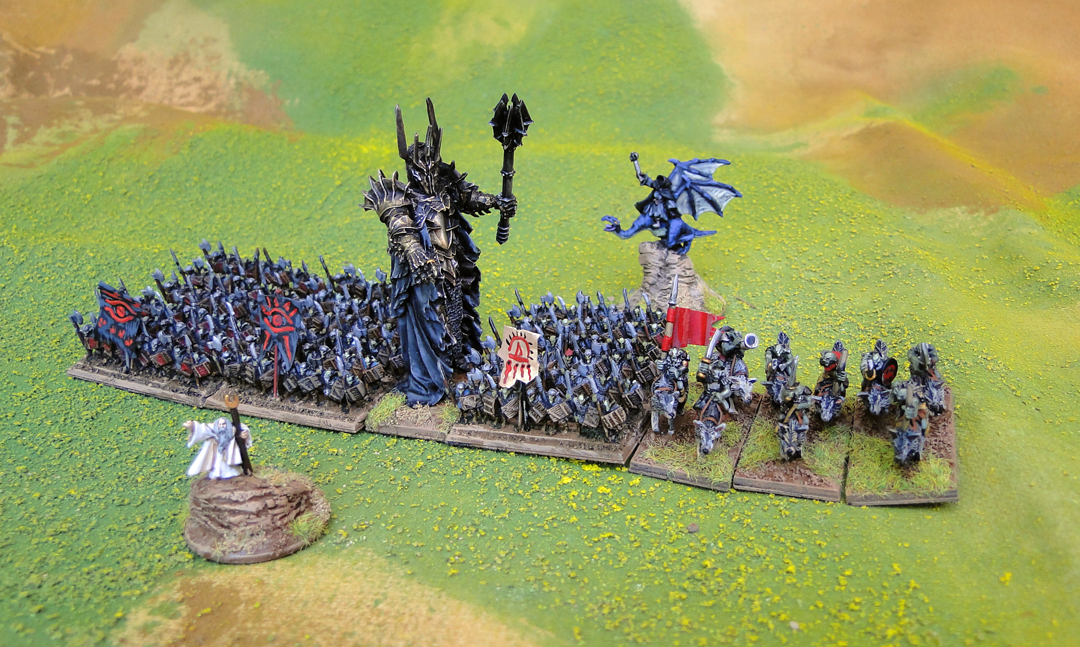 Skull and Crown: Warmaster Orc Army: Sauron!