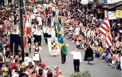 Red Mist: Around Brazil – Oktoberfest Parade in Blumenau