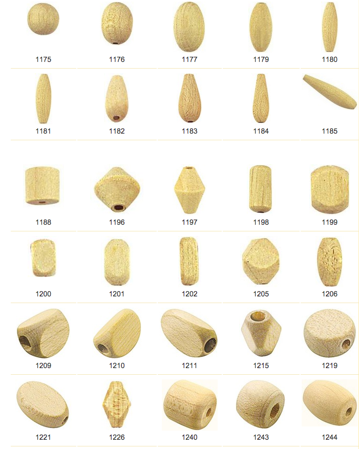 Splendid Crystals Czech Republic: Wooden Beads