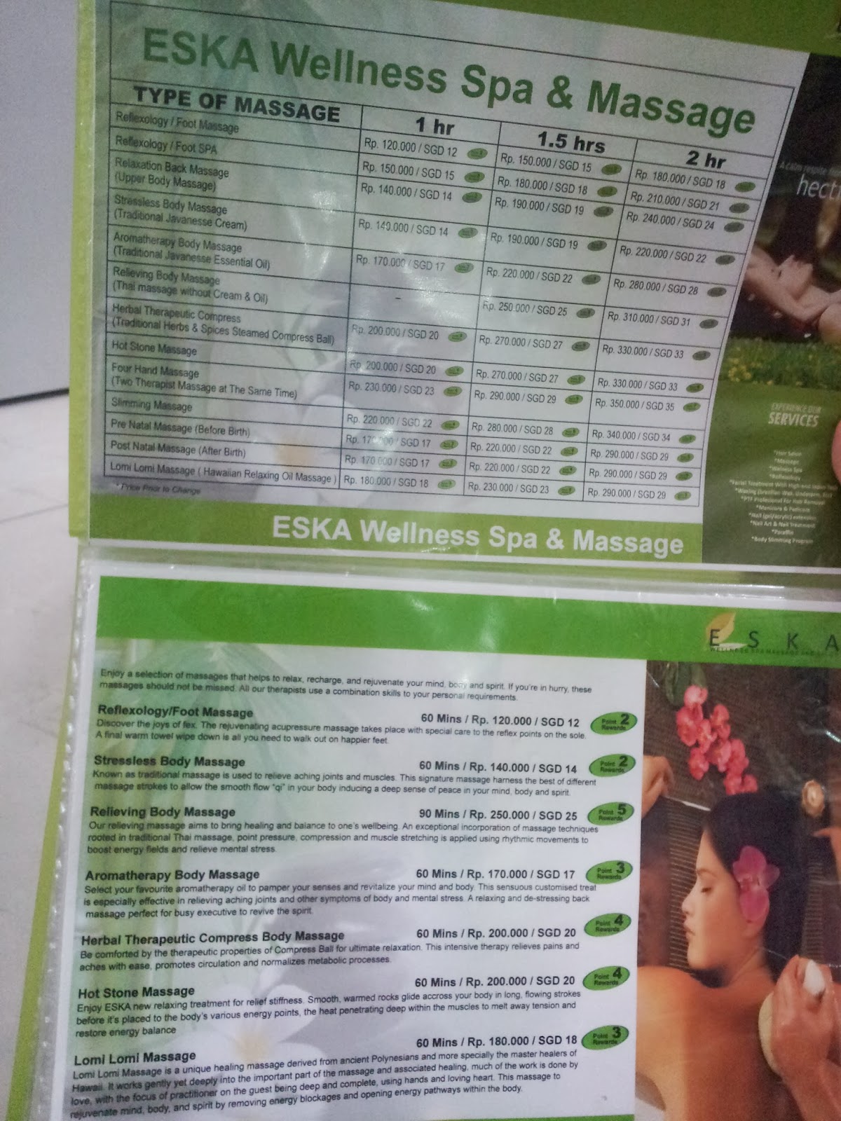 Eska Wellness Spa Massage and Salon (Batam) | Amie Hu | Travelverse